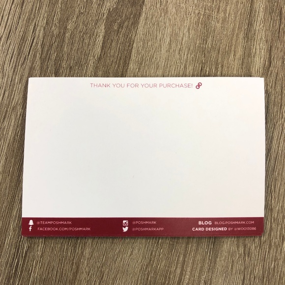 Poshmark | Other | 0 Assorted Poshmark Thank You Cards | Poshmark